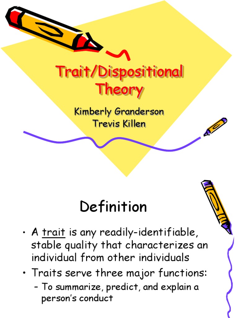 Trait Personality Theory | PDF | Extraversion And Introversion | Anxiety