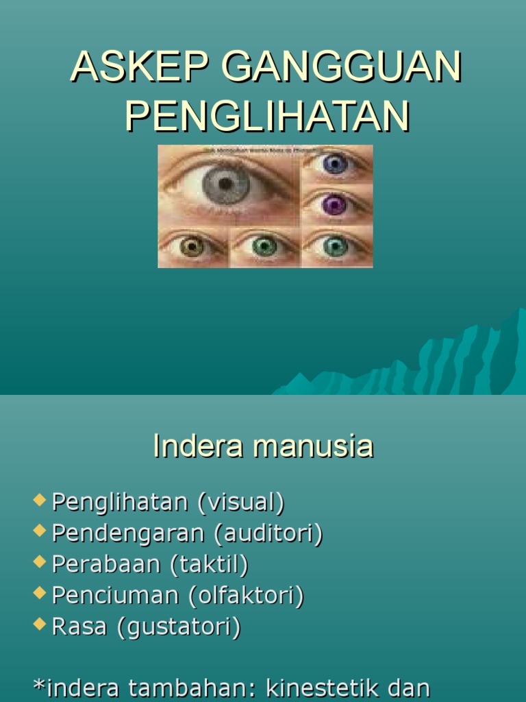 Askep Gangguan Penglihatan | PDF