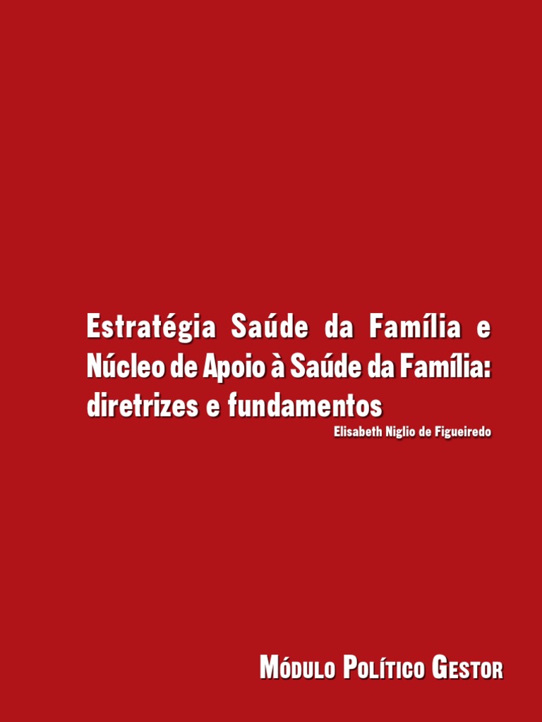 Diretrizes da ESF e NASF na Saúde | PDF | Promoção de saúde | Enfermagem