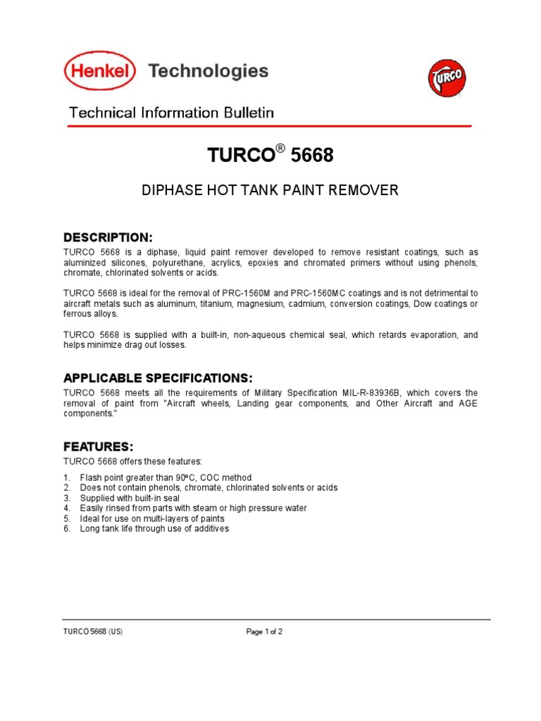 Turco 5668 PDF | PDF | Paint | Personal Protective Equipment