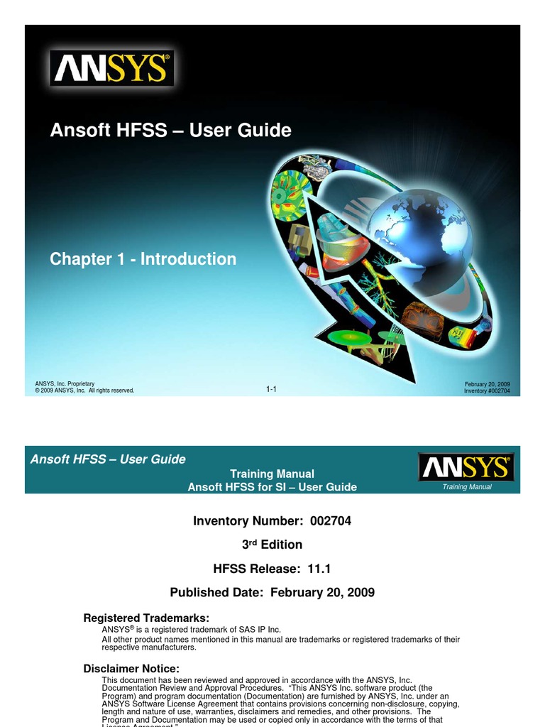 HFSS User Guide | PDF | Finite Element Method | Websites