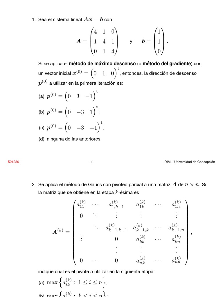 Ej Sist Ec Lin | PDF | Matemáticas Aplicadas | Conceptos matemáticos