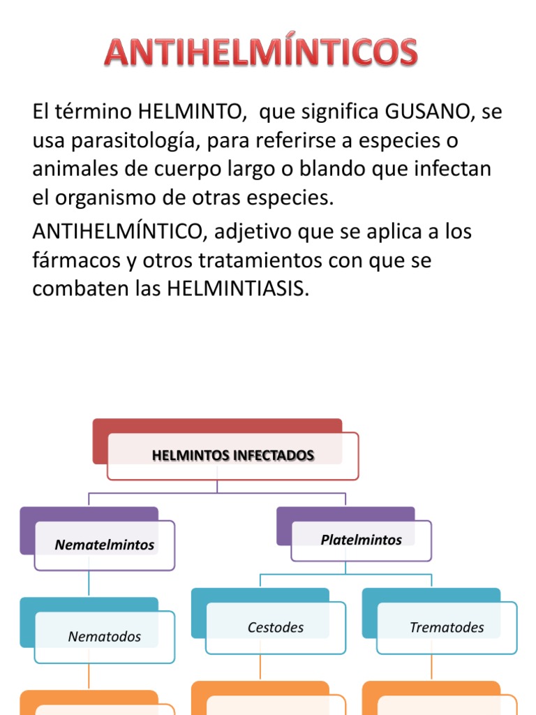diapo Antihelmintico | Farmacología | Drogas