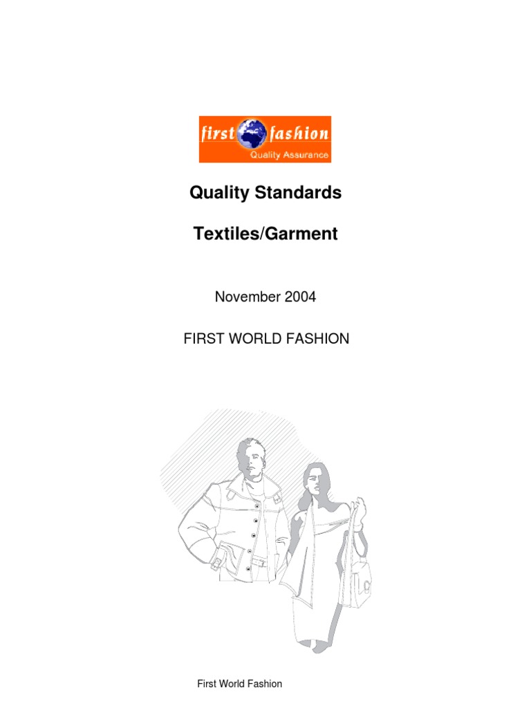 Quality Standards Textiles Garment | PDF