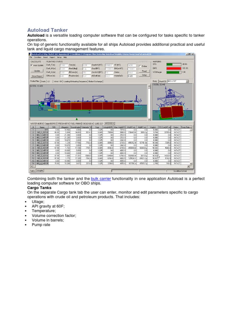 An Overview of Autoload Tanker Software for Effective Cargo Management ...