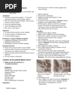 Procedure Checklist Chapter 27: Continuous Bladder Irrigation | PDF