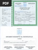 Romanian Birth Certificate Example | PDF