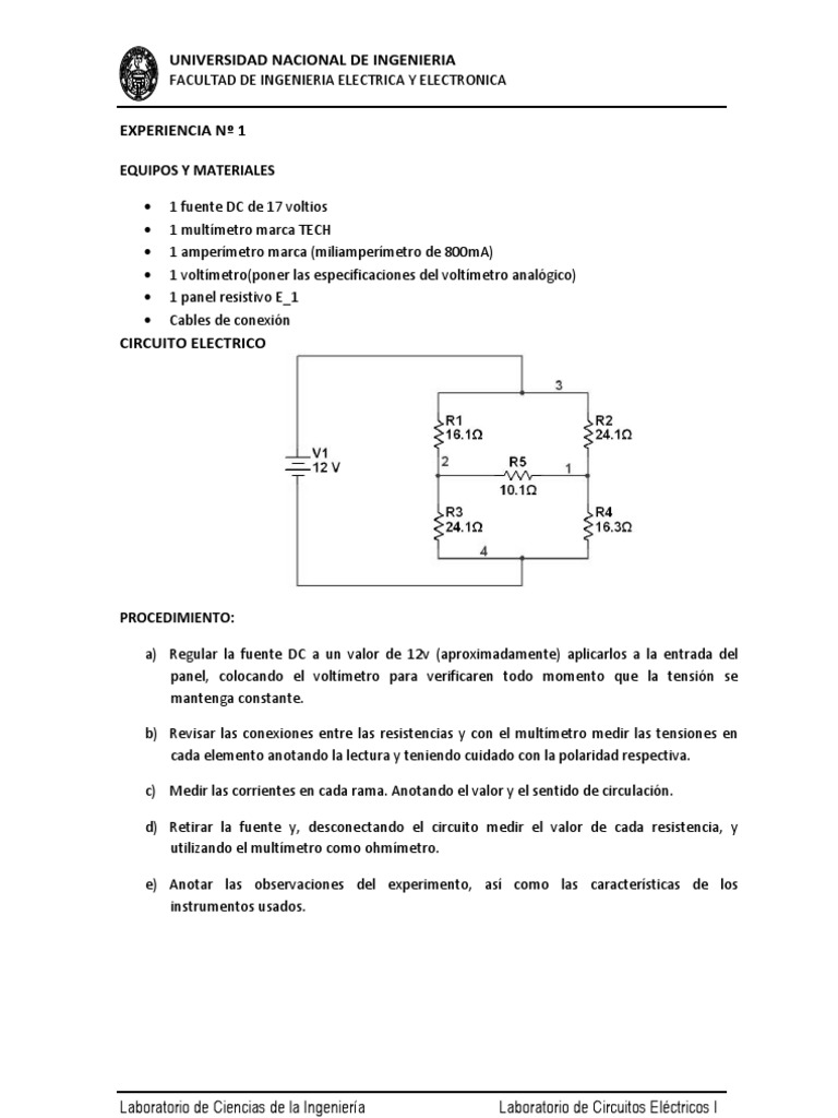 Guia Completa de Lab EE131.1 | PDF