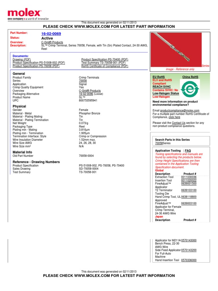 General: Part Number: Status: Overview: Description | PDF