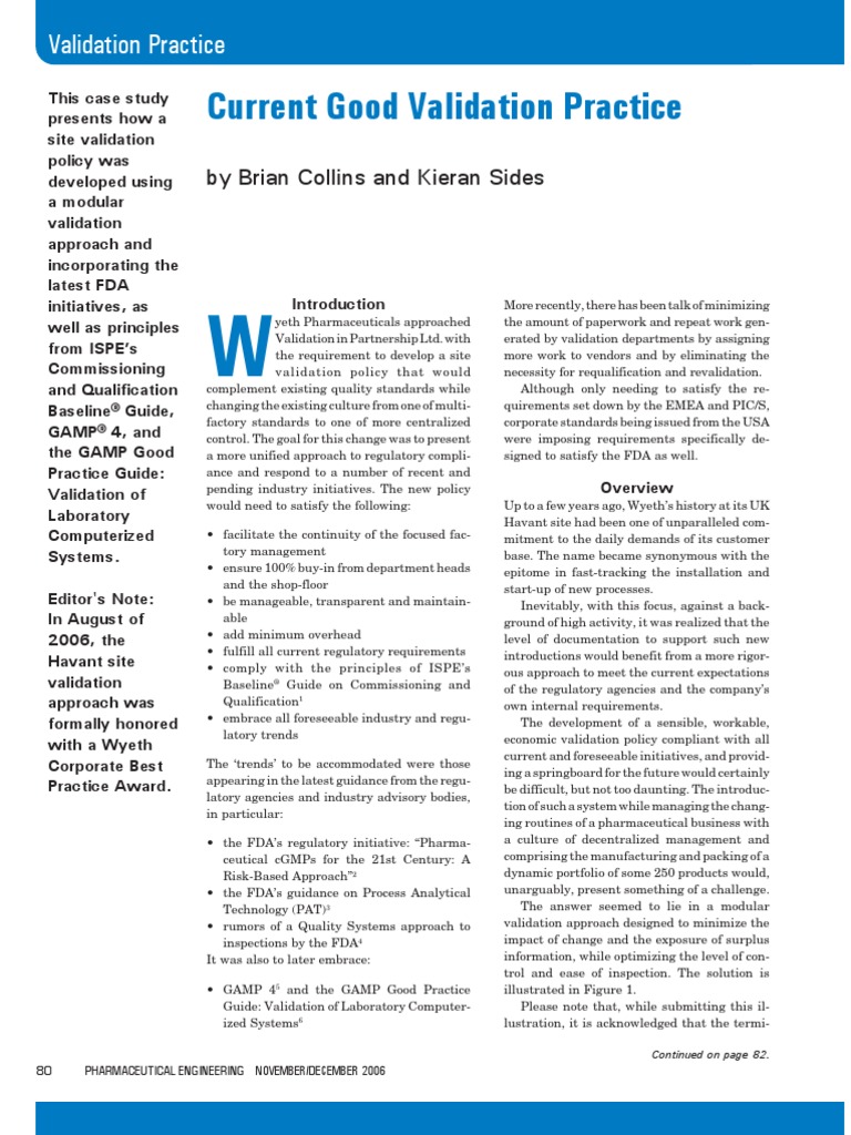 ISPE Article | PDF | Verification And Validation | Specification (Technical Standard)