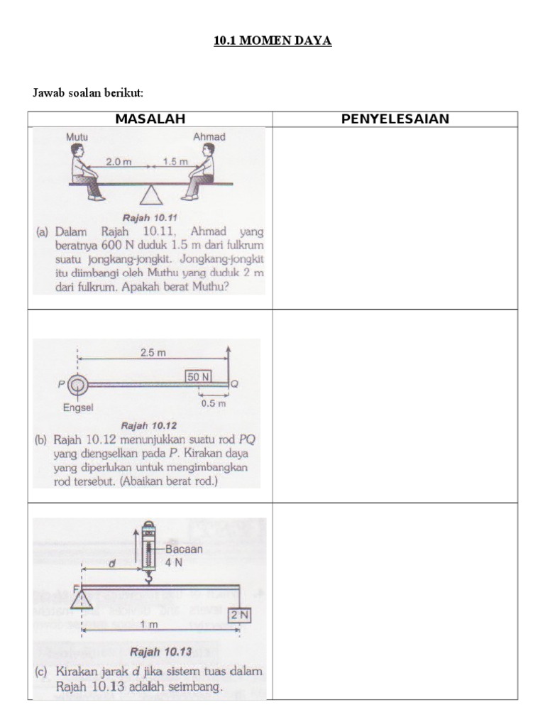 Momen Daya Latihan | PDF