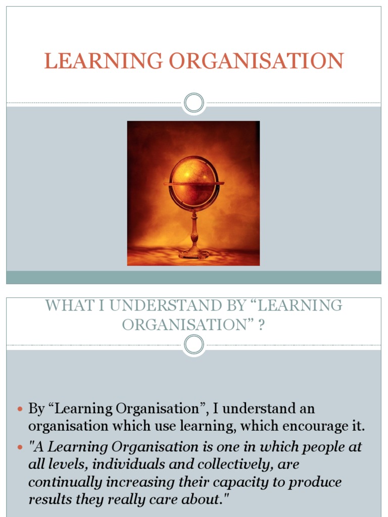 Understanding the Building Blocks of a Learning Organization: An ...
