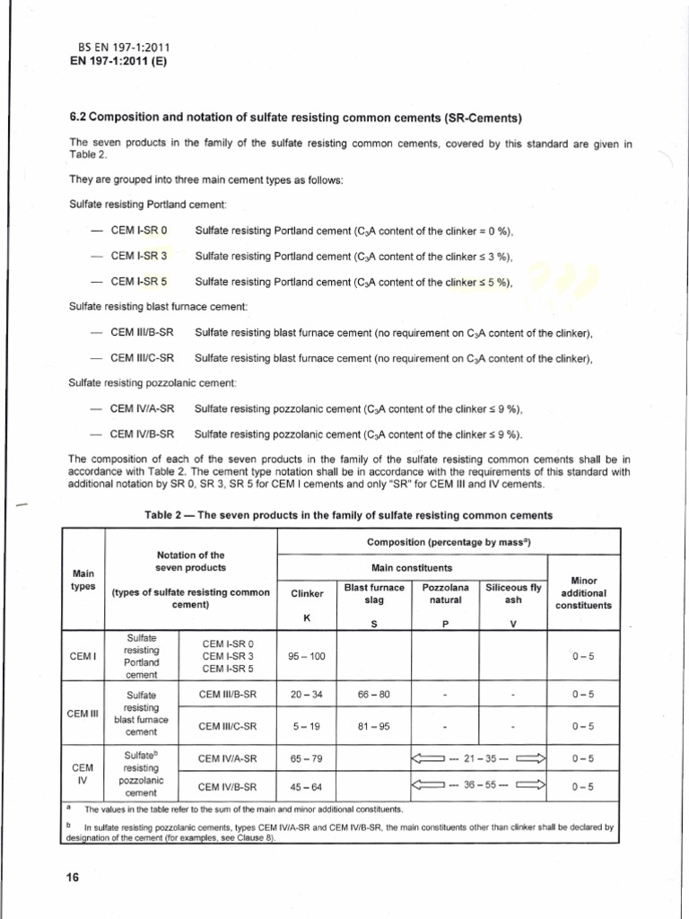 En 197-1 2011 SR | PDF | Sulfur | Joining