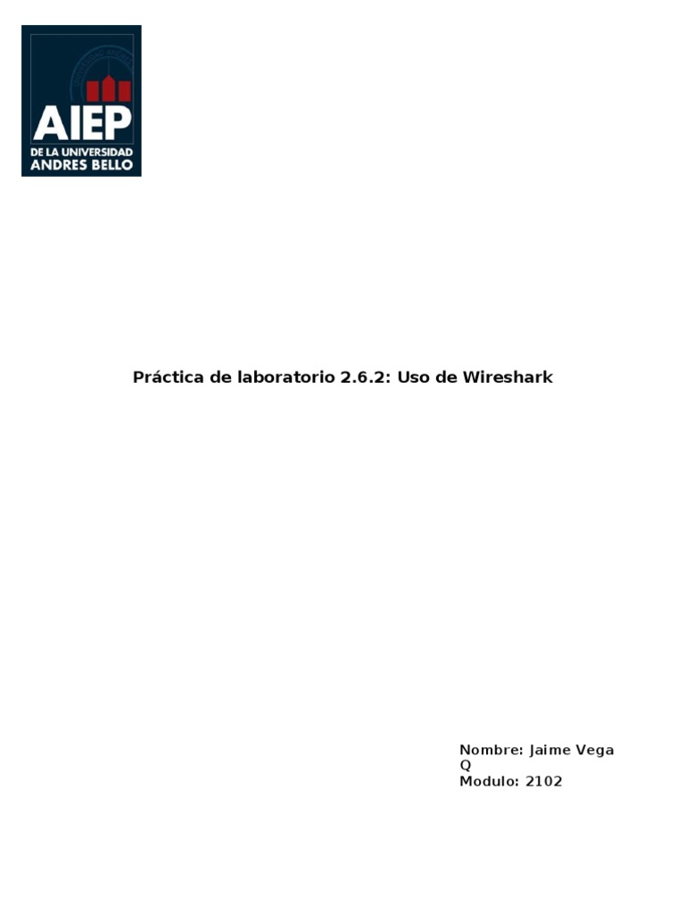 Práctica de Laboratorio Wireshark | PDF | Redes de computadoras ...