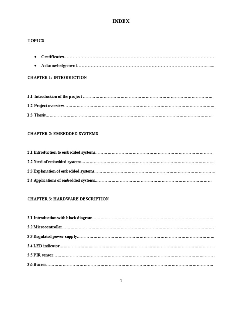 19.PIR Sensor Based Intrusion Detection System | PDF | Embedded System ...