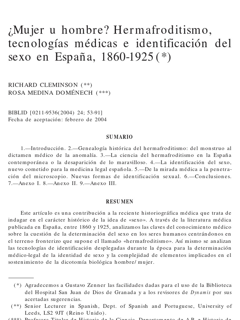 Hermafroditas | PDF | Sexo | Homosexualidad