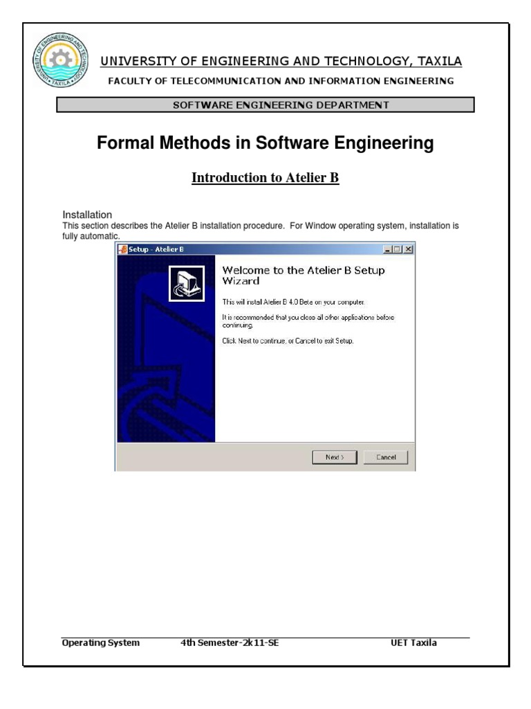 Atelier B Manual | PDF | Operating System | Graphical User Interfaces