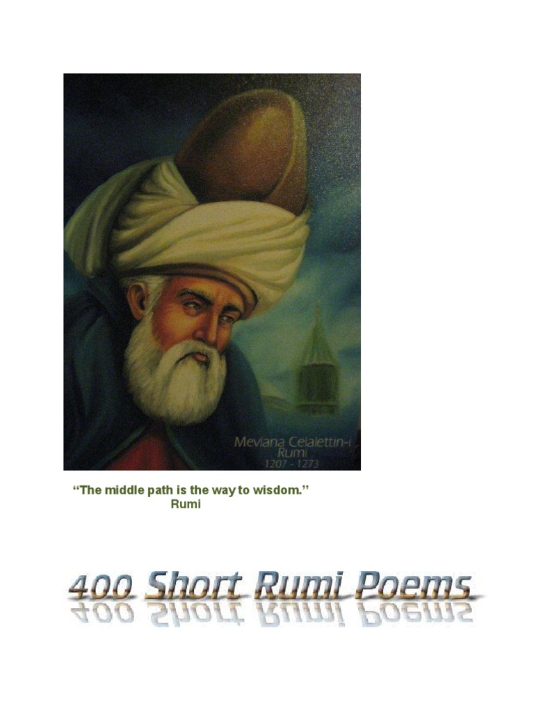 Rumi's Short Poems on Love and Life | PDF | Rumi | Alcohol Intoxication