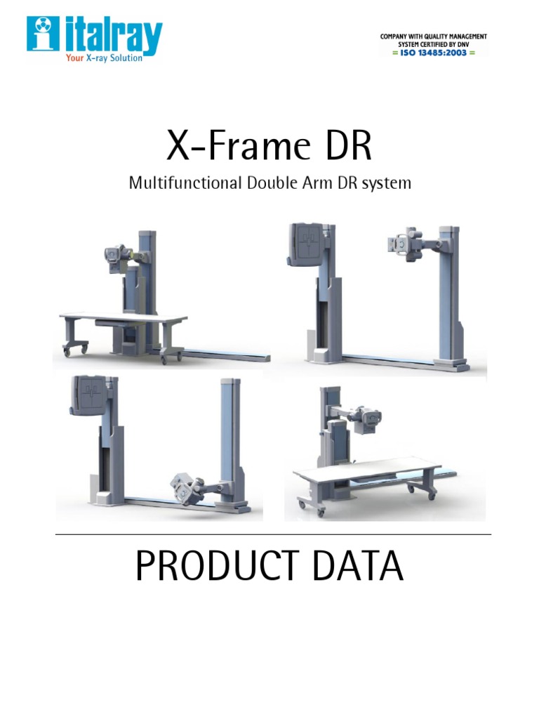 PD X-Frame DR ENG | PDF | Radiology | Data Compression