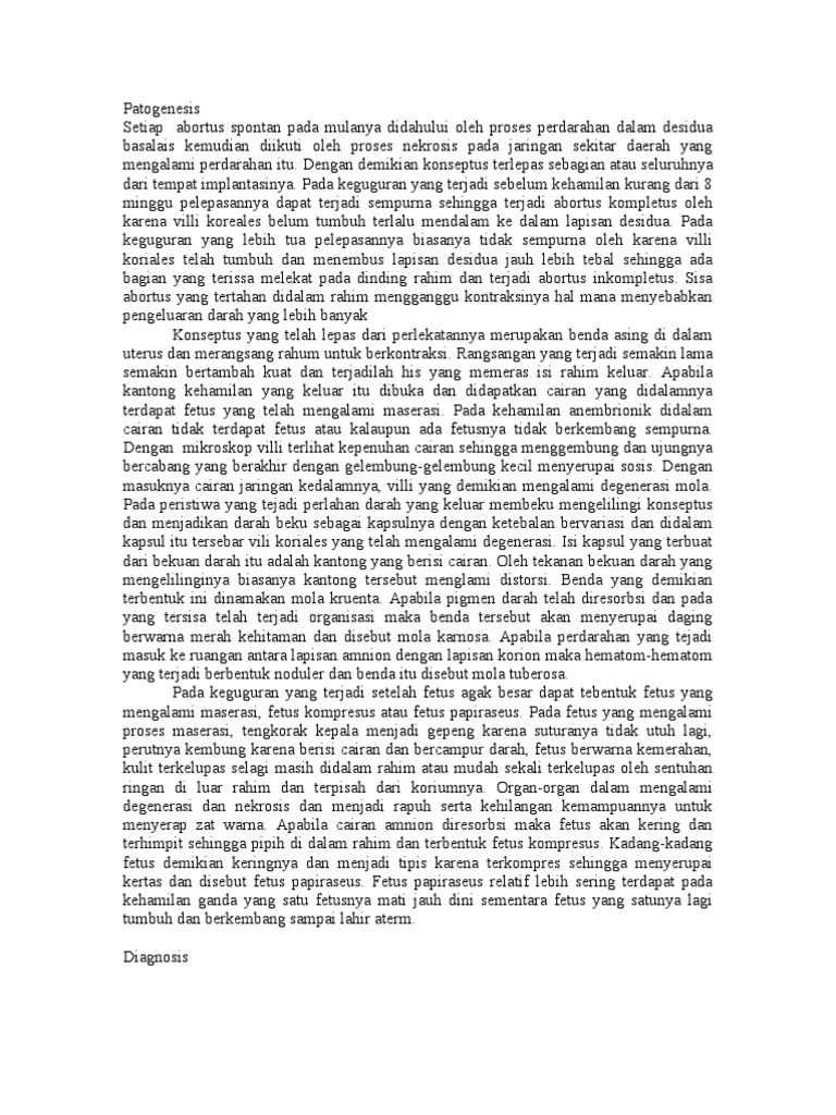 Patogenesis Abortus | PDF