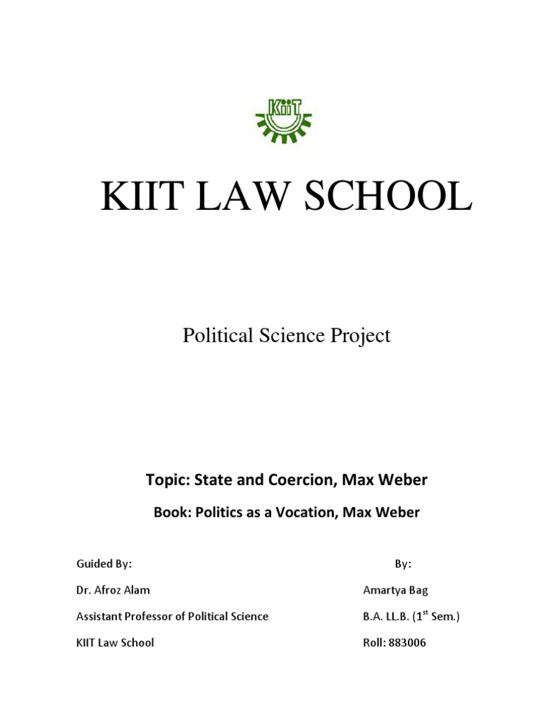 State and Coercion | PDF | Max Weber | State (Polity)