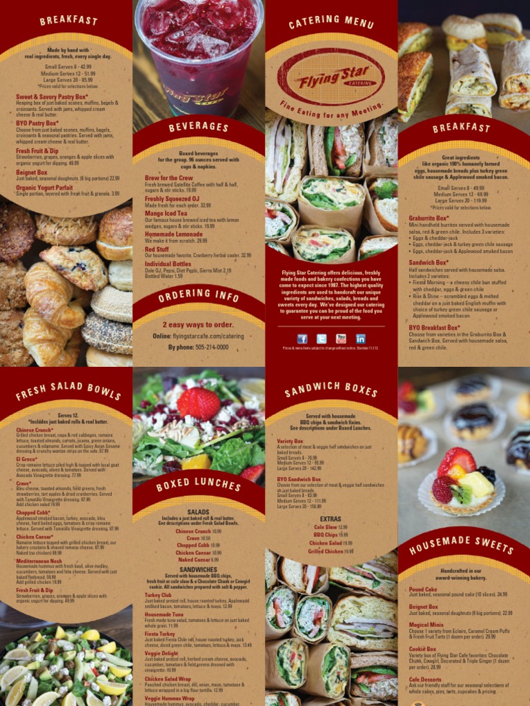 Catering for Meetings & Events | PDF | Salad | Food And Drink Preparation