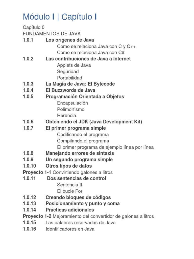 Fundamentos de Java para Programadores | PDF | máquina virtual de Java | Java (lenguaje de ...