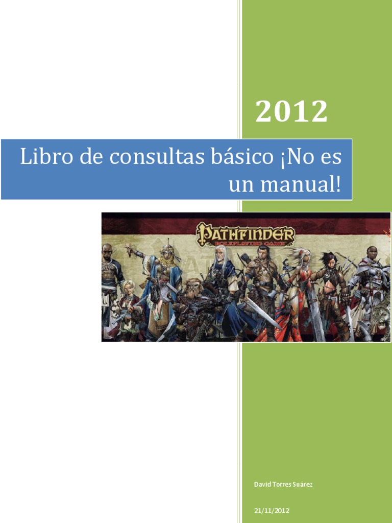 MANUAL PATHFINDER BÁSICO Final | PDF | Duendes | Enano (Tierra Media)