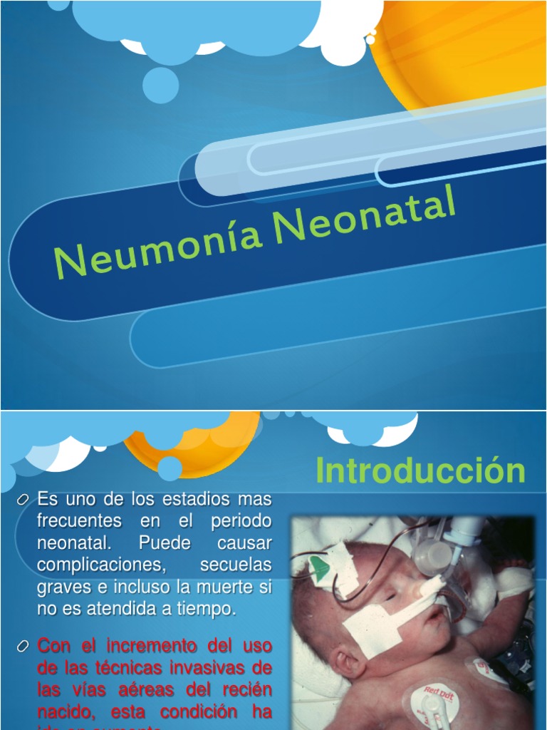 Neumonía neonatal: factores de riesgo, manifestaciones clínicas ...