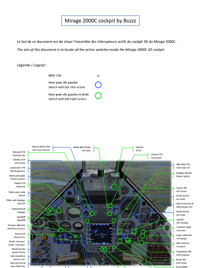 3D Cockpit Mirage 2000C | PDF | Ordinateurs | Technologie et ingénierie