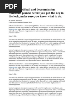 Mothballing Guidelines for Plant Equipment | PDF | Corrosion | Pipe ...