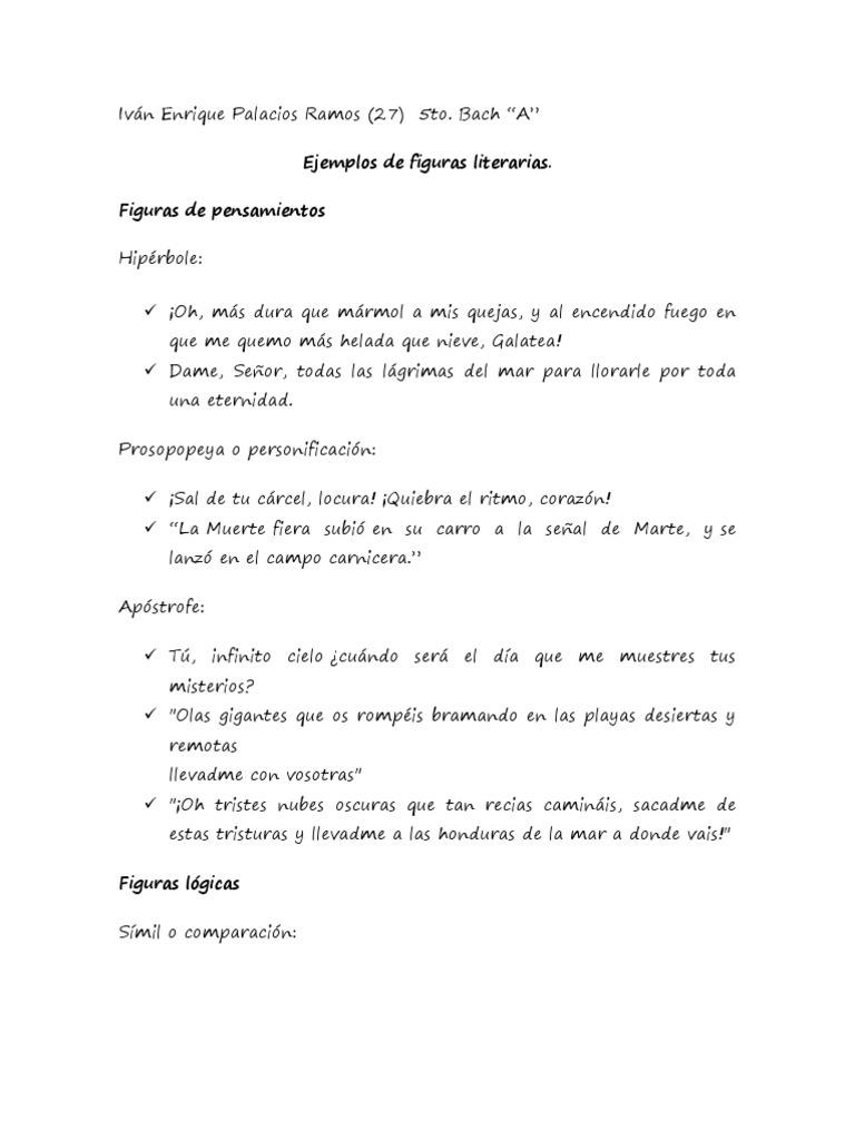 Ejemplos de Figuras Literarias | PDF | Science | Astronomía