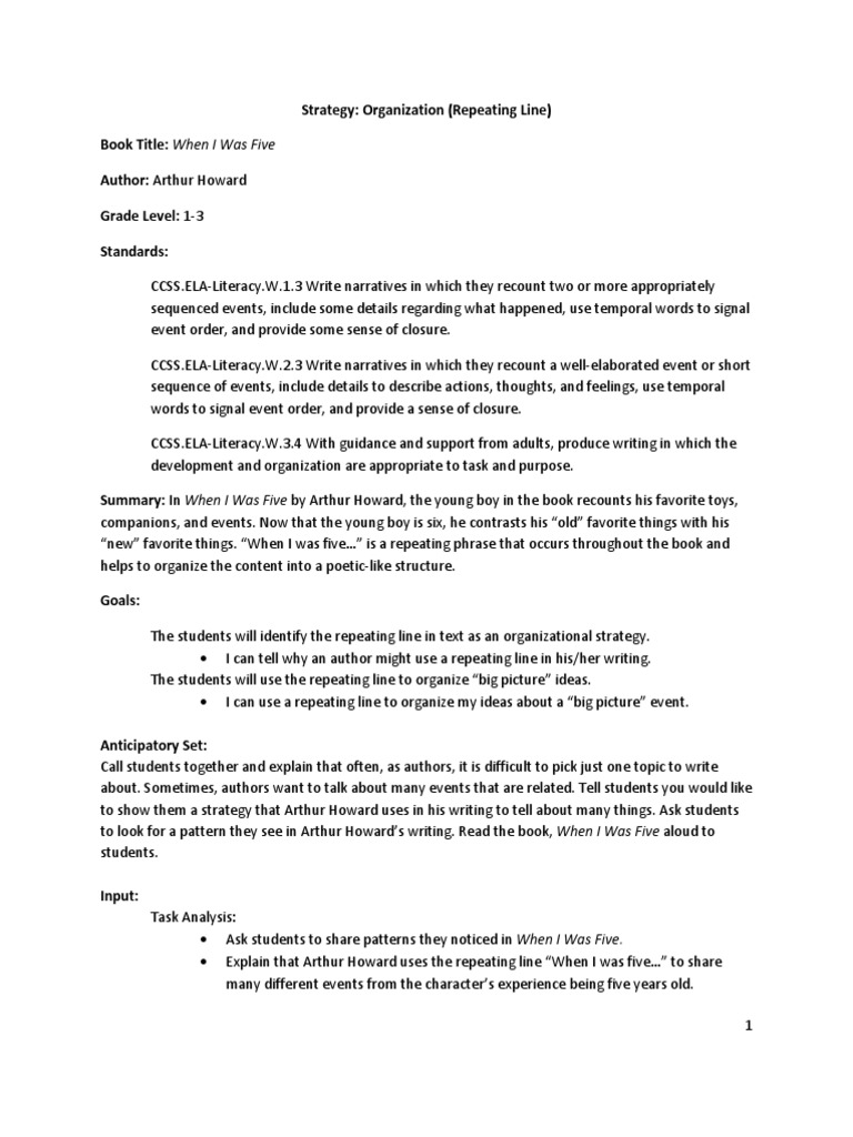 Repeating Lines Strategy | PDF | Communication | Psychological Concepts