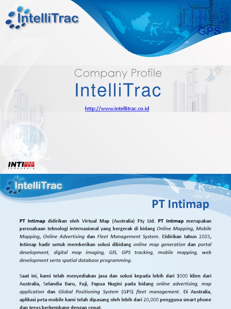 Presentation IntelliTrack | PDF