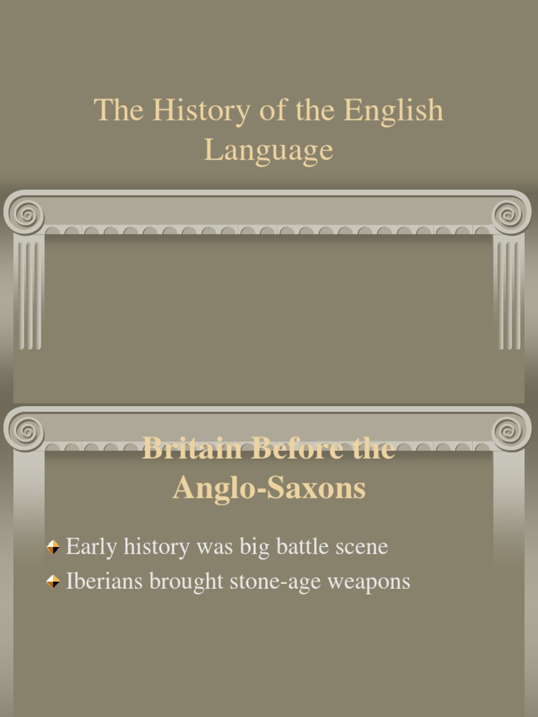 History of the English Language Origins | PDF | Anglo Saxons | Beowulf
