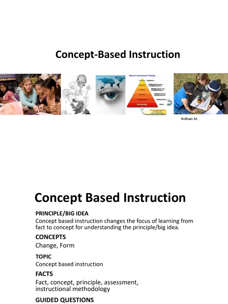 Concept Based Presentation | PDF | Concept | Idea