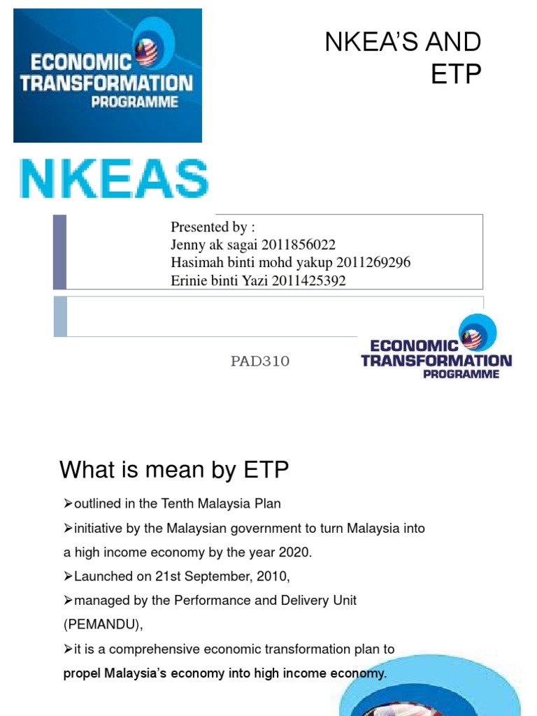 Malaysia's Economic Transformation Plan | PDF | Economic Growth | Retail