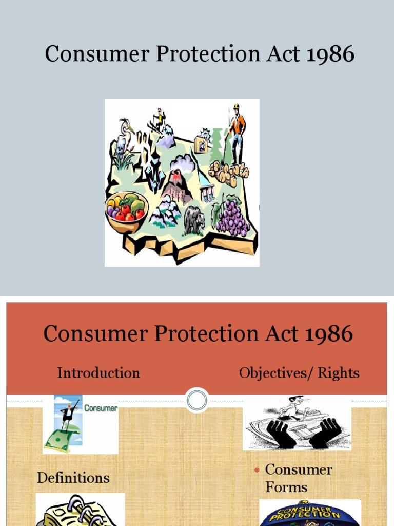 Consumer Protection Act | PDF | Consumer Protection | Government Of India