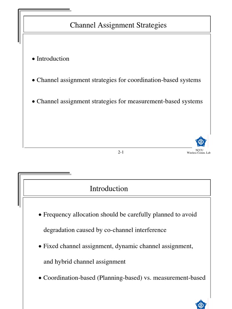 Chapter2 Channel Assignment Strategies in Cellular Network PDF ...