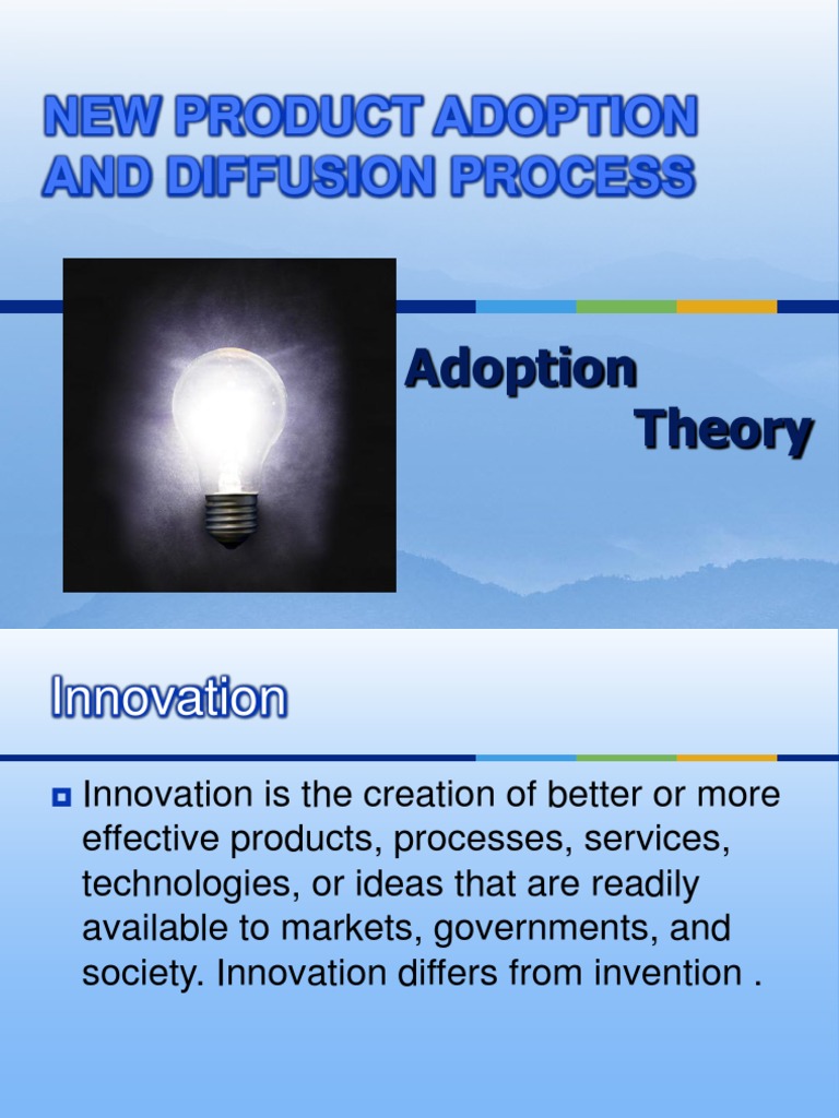 New Product Adoption and Diffusion Process | PDF | Online Shopping ...