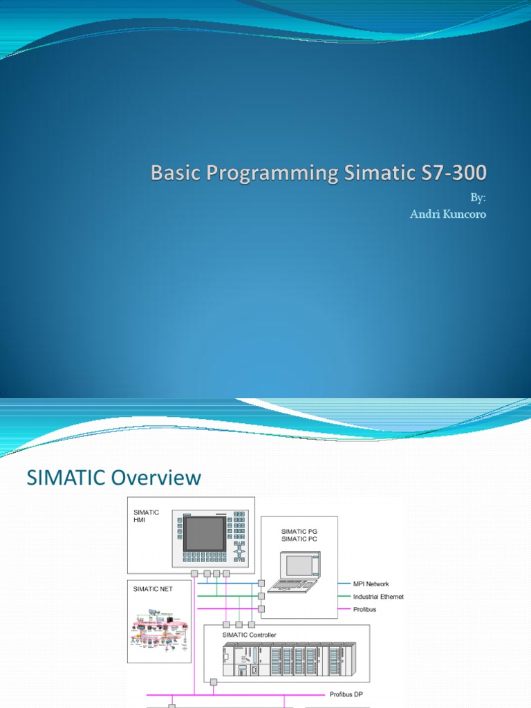 Basic Programming Simatic S7-300 | PDF | Byte | Bit