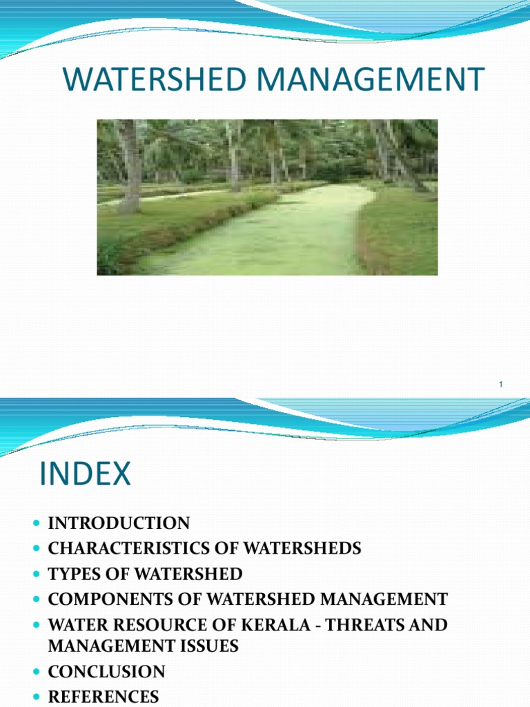 Watershed Management | PDF | Drainage Basin | Water Resources