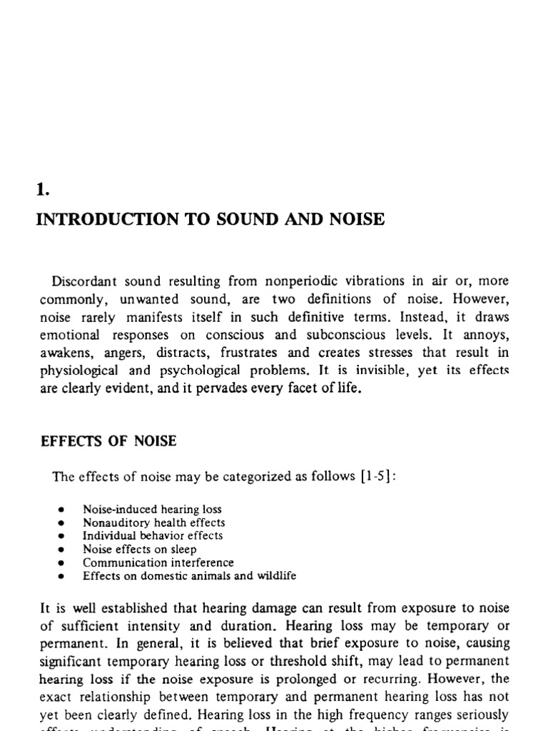 Intro To Sound | PDF | Noise | Sound