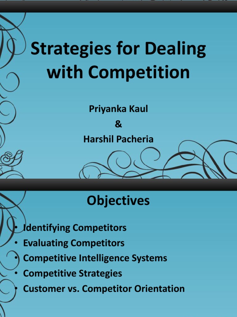 Dealing With Competition | PDF | Strategic Management | Competition