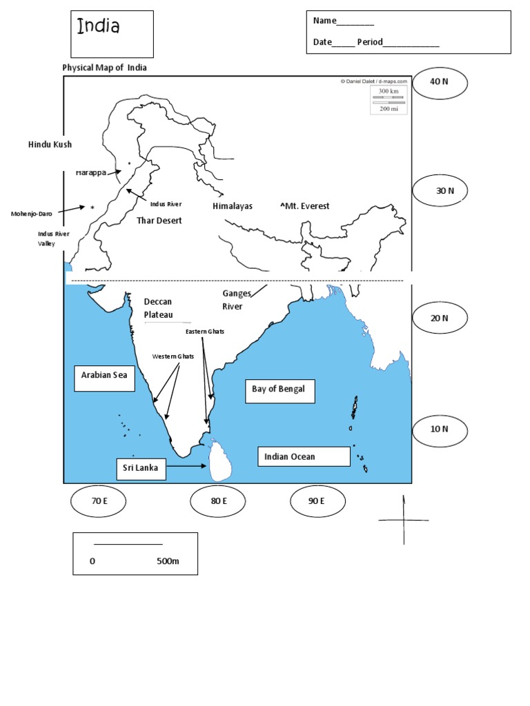 Deccan Plateau Geography and Map | PDF | Travel | History