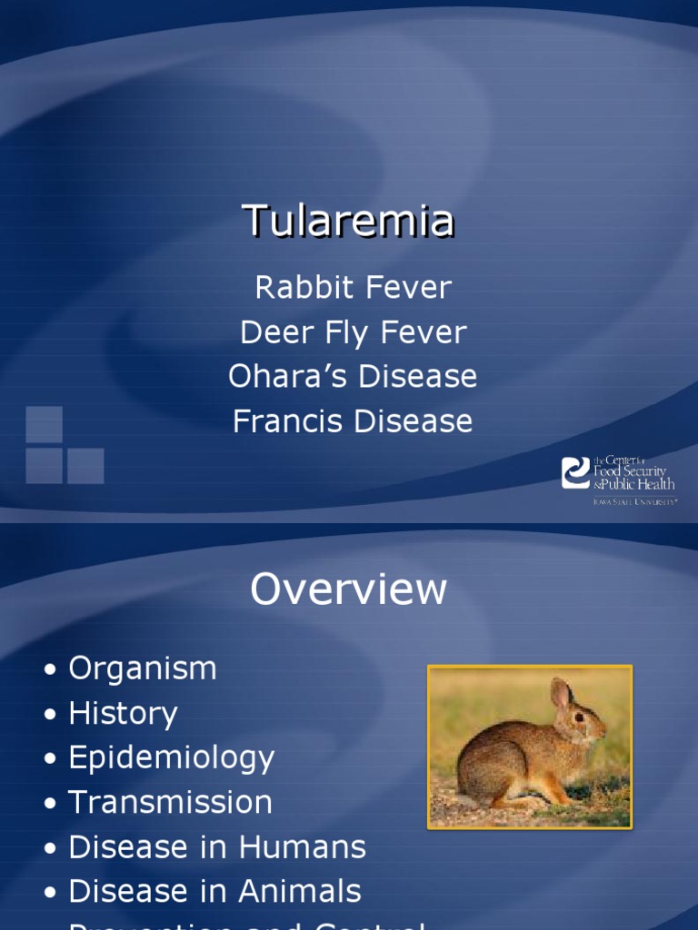 Tularemia: Rabbit Fever Deer Fly Fever Ohara's Disease Francis Disease ...