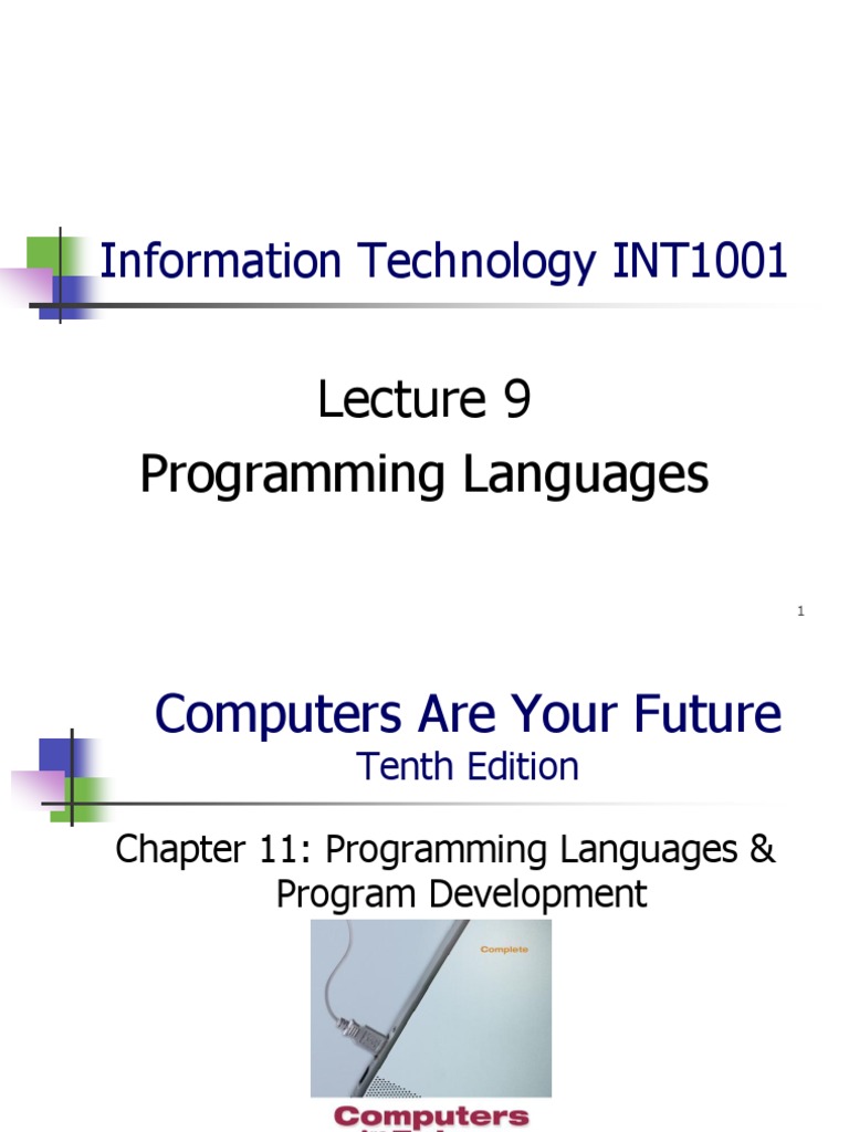 Information Technology INT1001: Programming Languages | PDF | Source ...