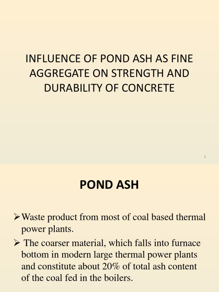 Pond Ash Concrete | PDF | Manmade Materials | Concrete