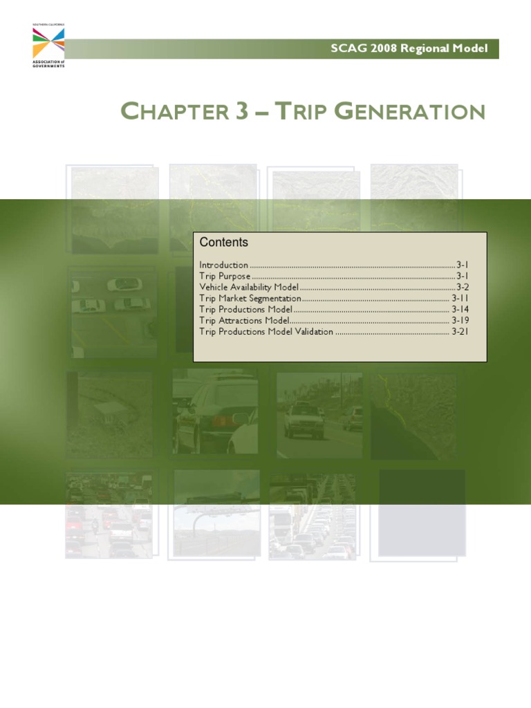 Trip Generation Mvs08 - Chap03 | PDF | Forecasting | Market Segmentation