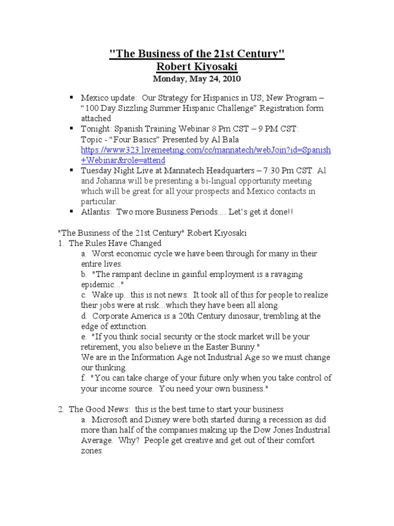 Kiyosaki's Network Marketing Insights | PDF | Multi Level Marketing ...